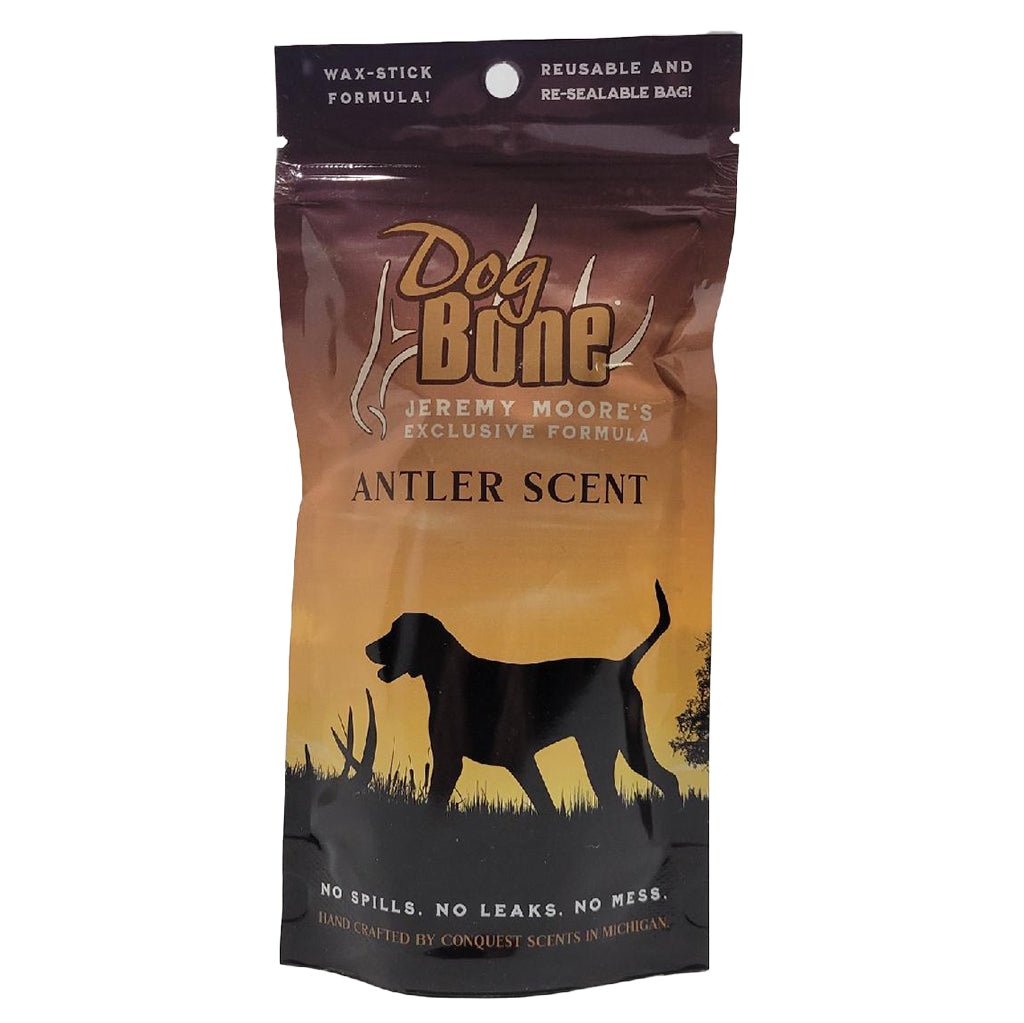 DogBone Antler Scent Wax Stick - No Spill, Weather-Resistant Formula