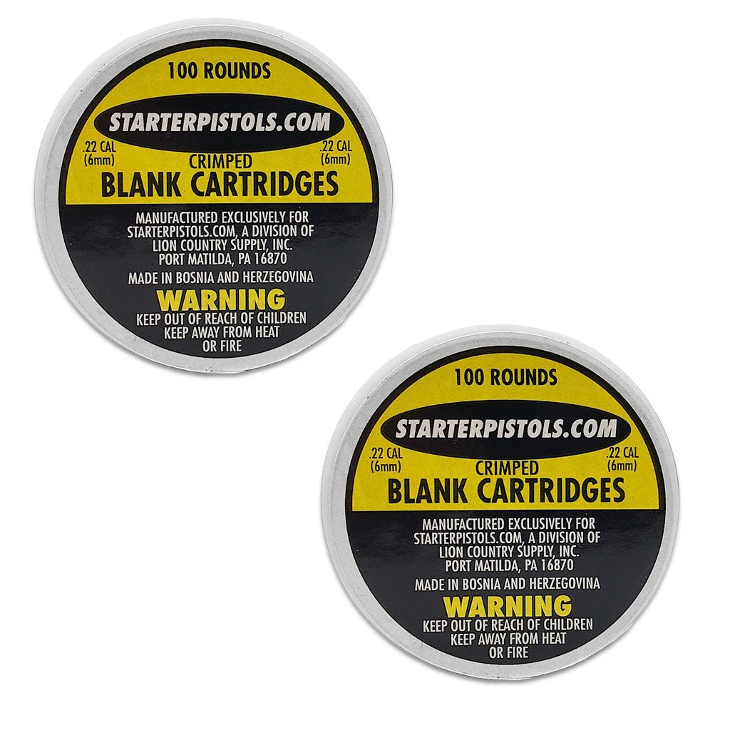 .22 Crimp Blanks (22 Caliber Blank Ammo) | Starter Pistol Blank Ammo