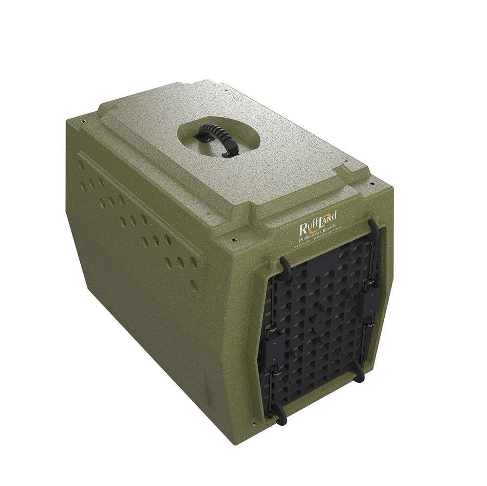 Ruff Land Kennels Olive Drab | Durable Dog Crate for Travel & Outdoors