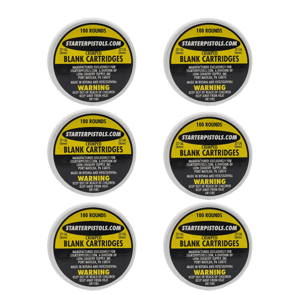 .22 Crimp Blanks (22 Caliber Blank Ammo) | Starter Pistol Blank Ammo