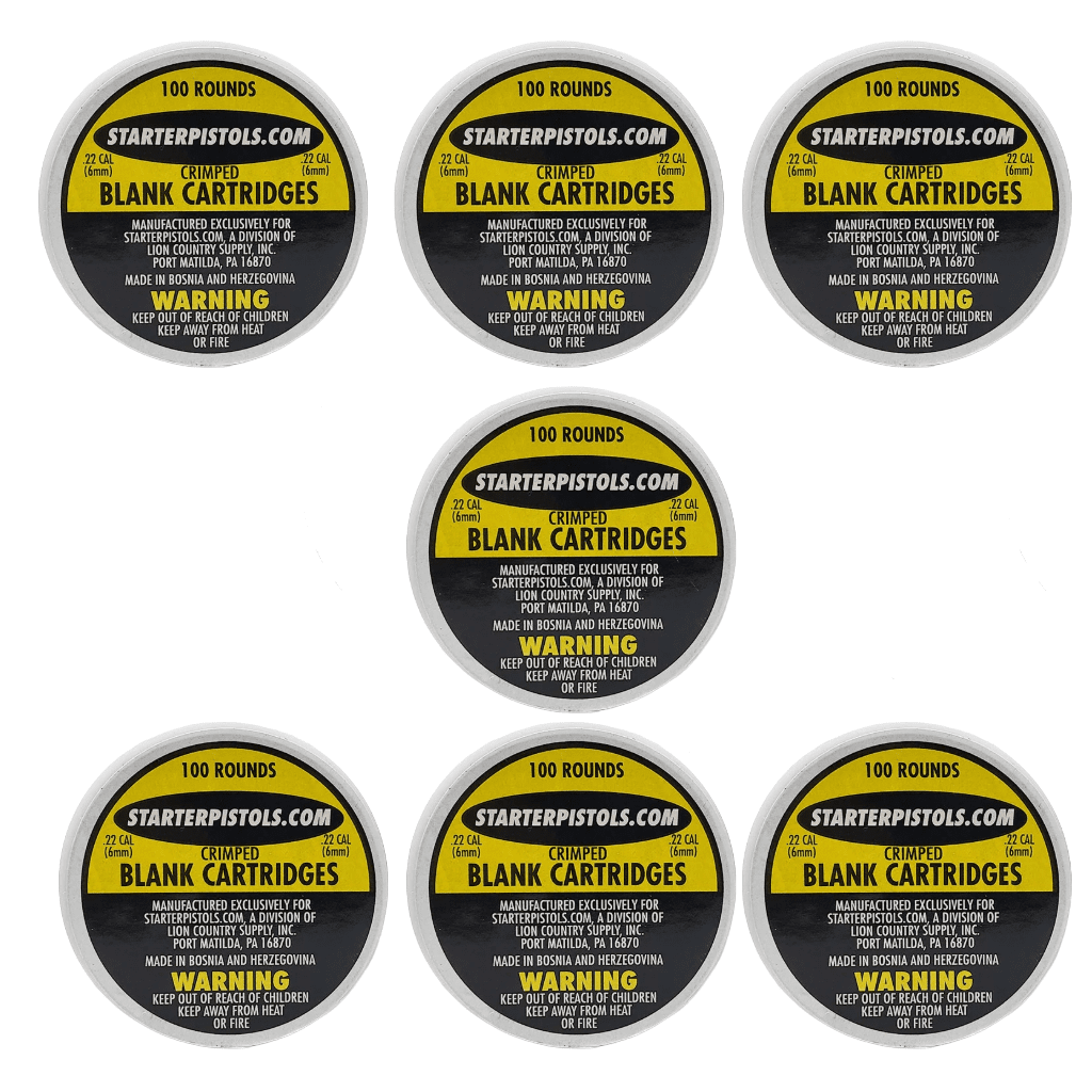 .22 Crimp Blanks (22 Caliber Blank Ammo) | Starter Pistol Blank Ammo