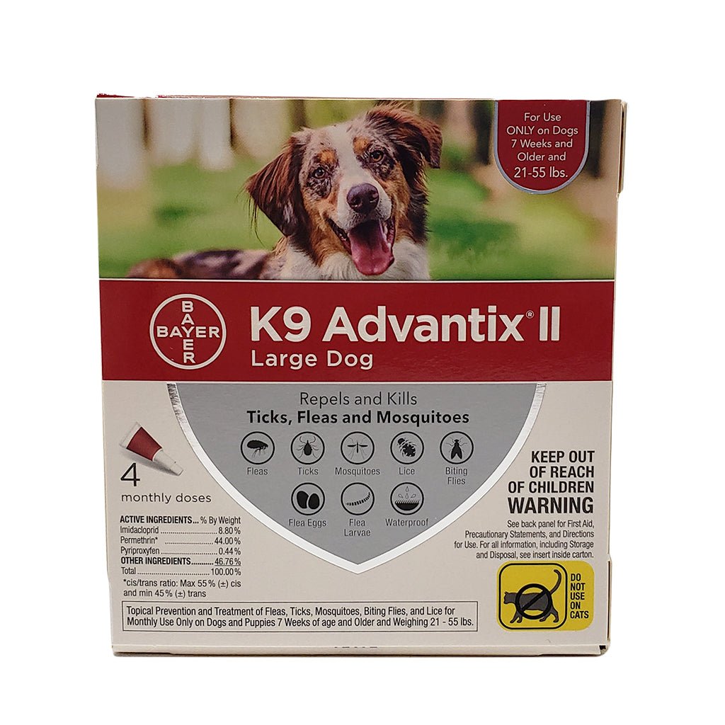 K-9 Advantix II Flea and Tick Treatment - Lion Country Supply