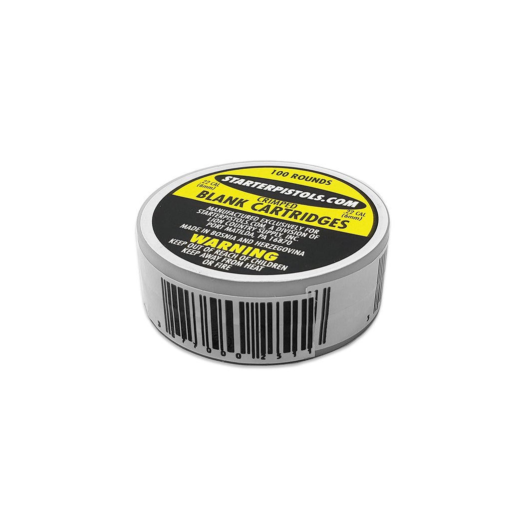 .22 Crimp Blanks (22 Caliber Blank Ammo) | Starter Pistol Blank Ammo