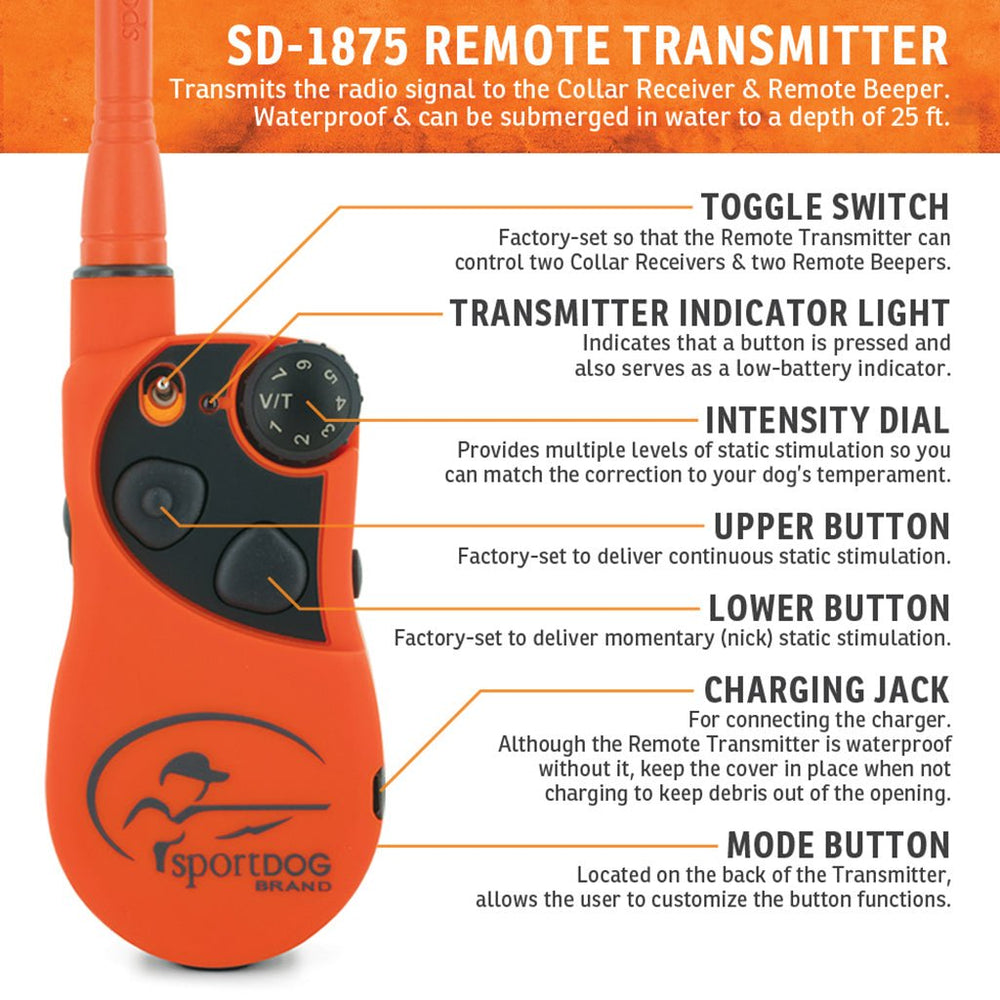 SportDOG SD1875 Upland Hunter | Dog Training Collars