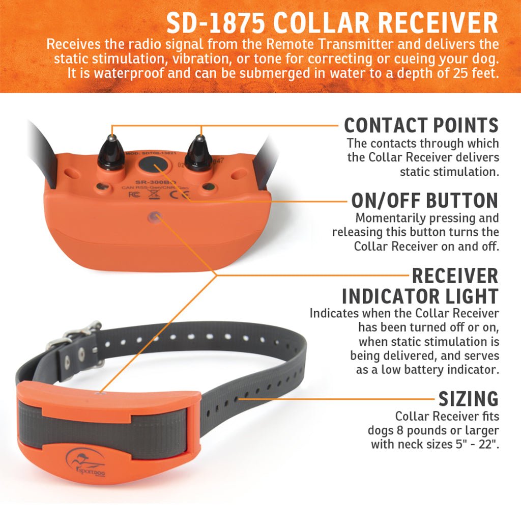 SportDOG SD1875 Upland Hunter | Dog Training Collars