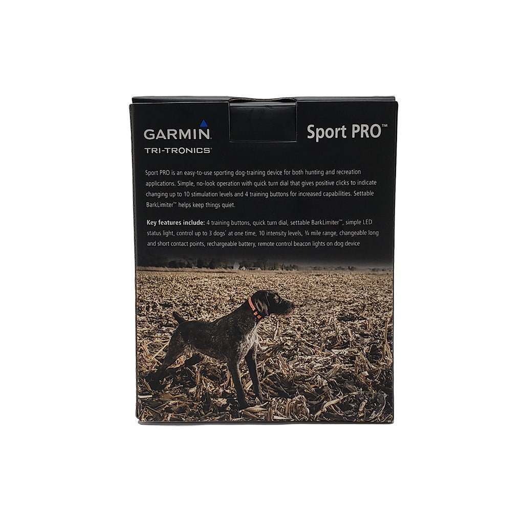 Garmin Tri-Tronics Sport PRO Handheld and Collar | Dog Training System