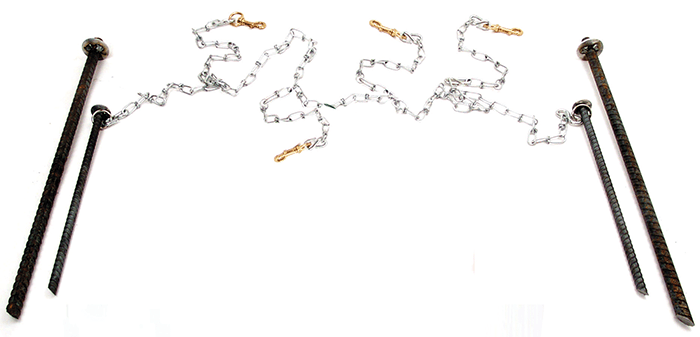 LCS Chain Gang - Stake Out System for 2-6 Dogs | Hunt Tests & Trials