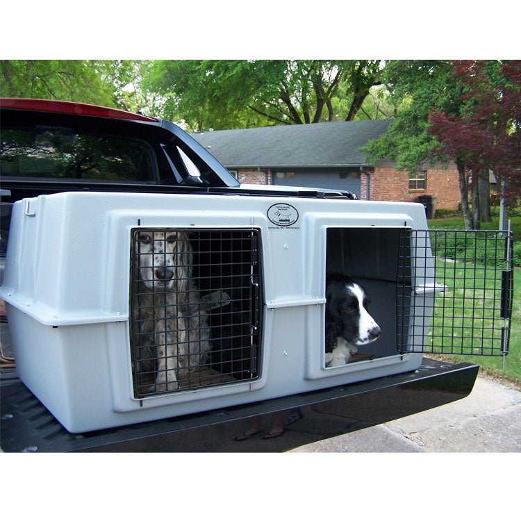 Easy Loader Two-Dog Kennel | 2 Dog Crate for Truck | Vehicle Dog Box